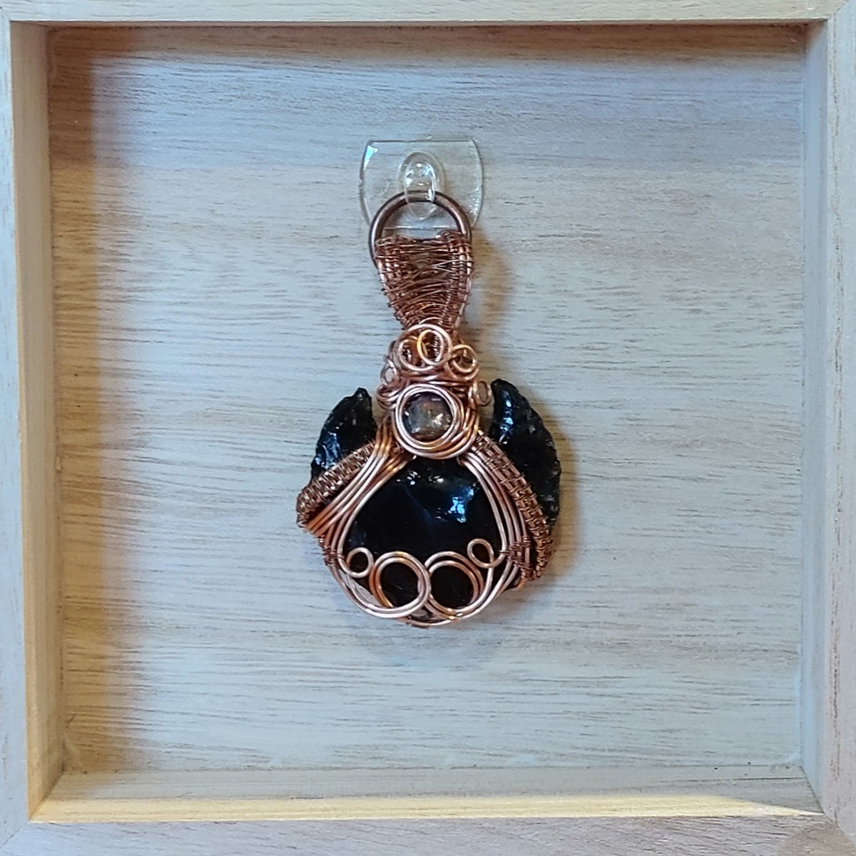 EWJ - Pendant #7 (copper wrapped w/ chain) – Juniper Art Gallery