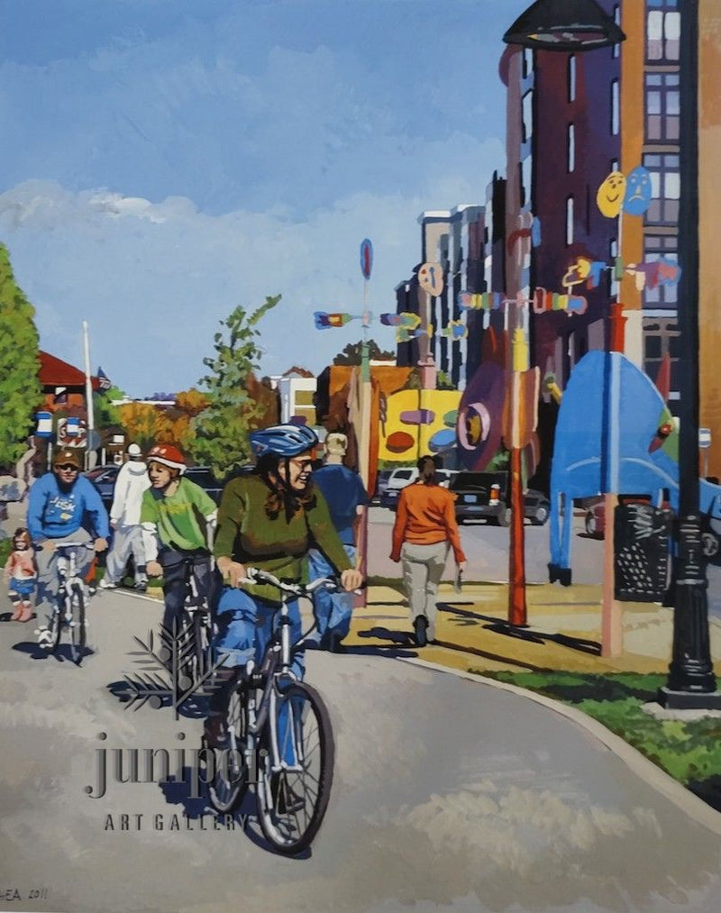 B-Line Trail (original) by Tom Rhea – Juniper Art Gallery