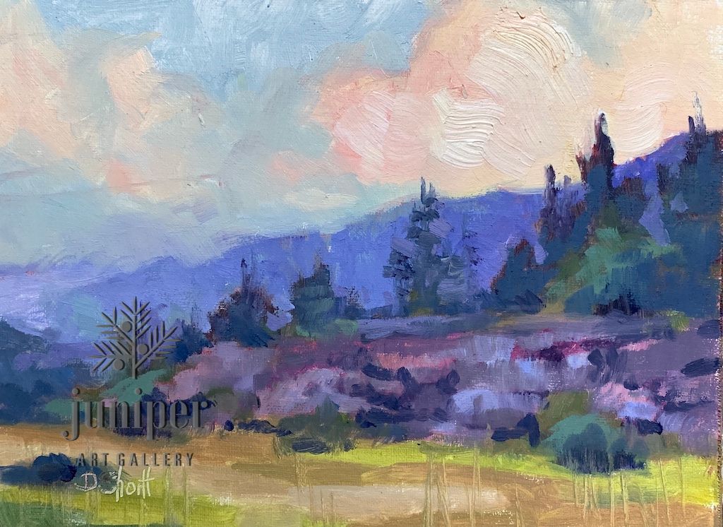 (Unframed) In the Highlands by Donna Shortt – Juniper Art Gallery