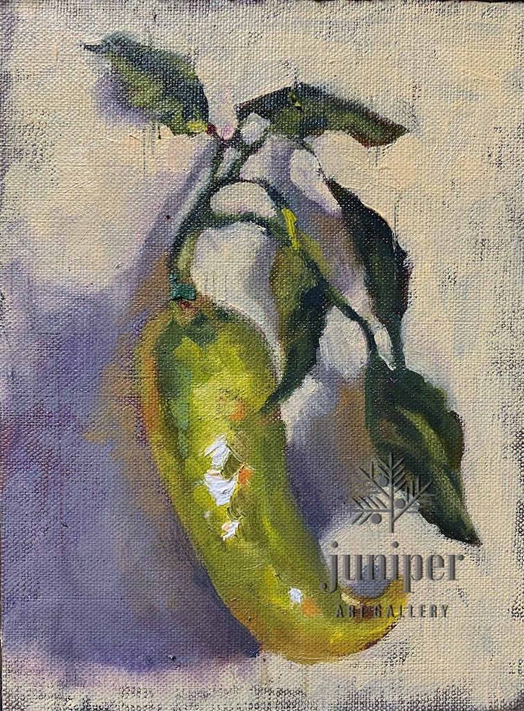 (Unframed) Pepper Harvest by Donna Shortt – Juniper Art Gallery
